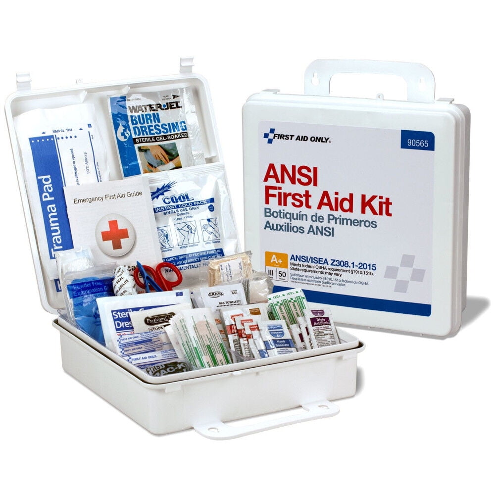 Pac-Kit by First Aid Only 90565 ANSI A+, First Aid Kit, Plastic ...