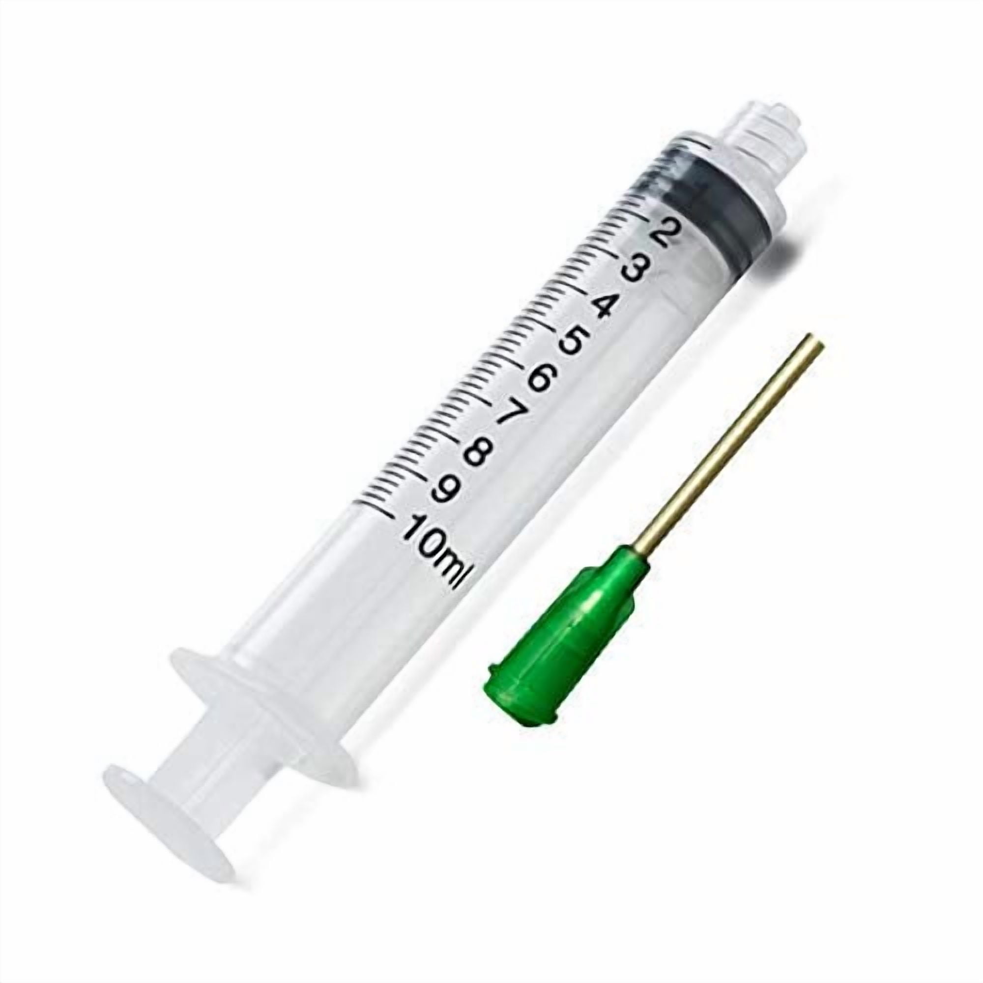 50-Piece 10ml 10cc Industrial Syringes with 14 GA 1" Blunt TIP Needles ...