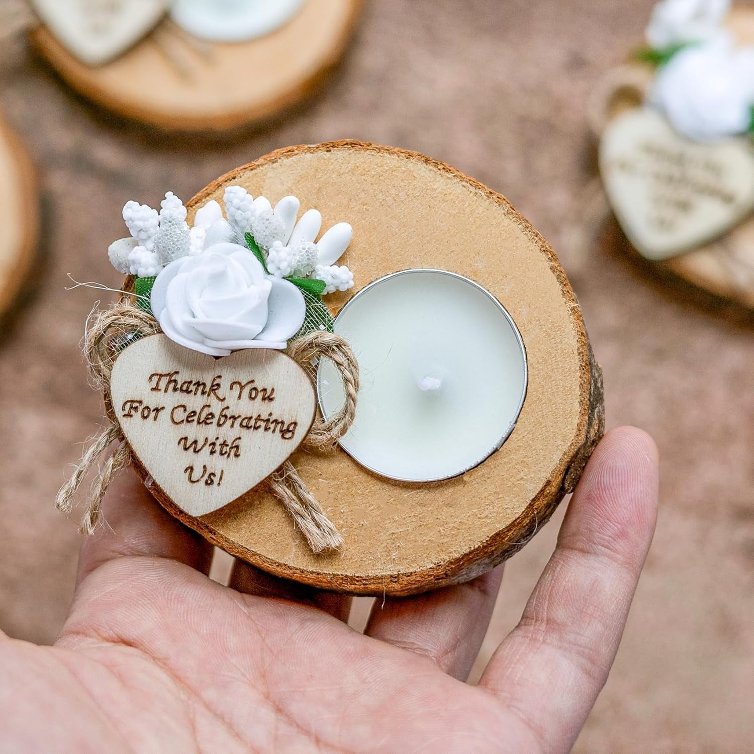 50 Piece Candle Gift Set, Wedding Favors for Guests, Bridal Shower ...