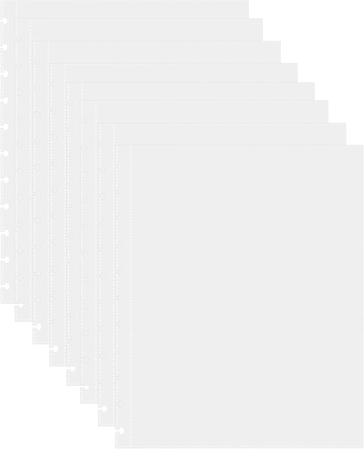 50 Piece Clear Sheet Protectors Page Protectors 8.5 x 11 Clear Binder ...