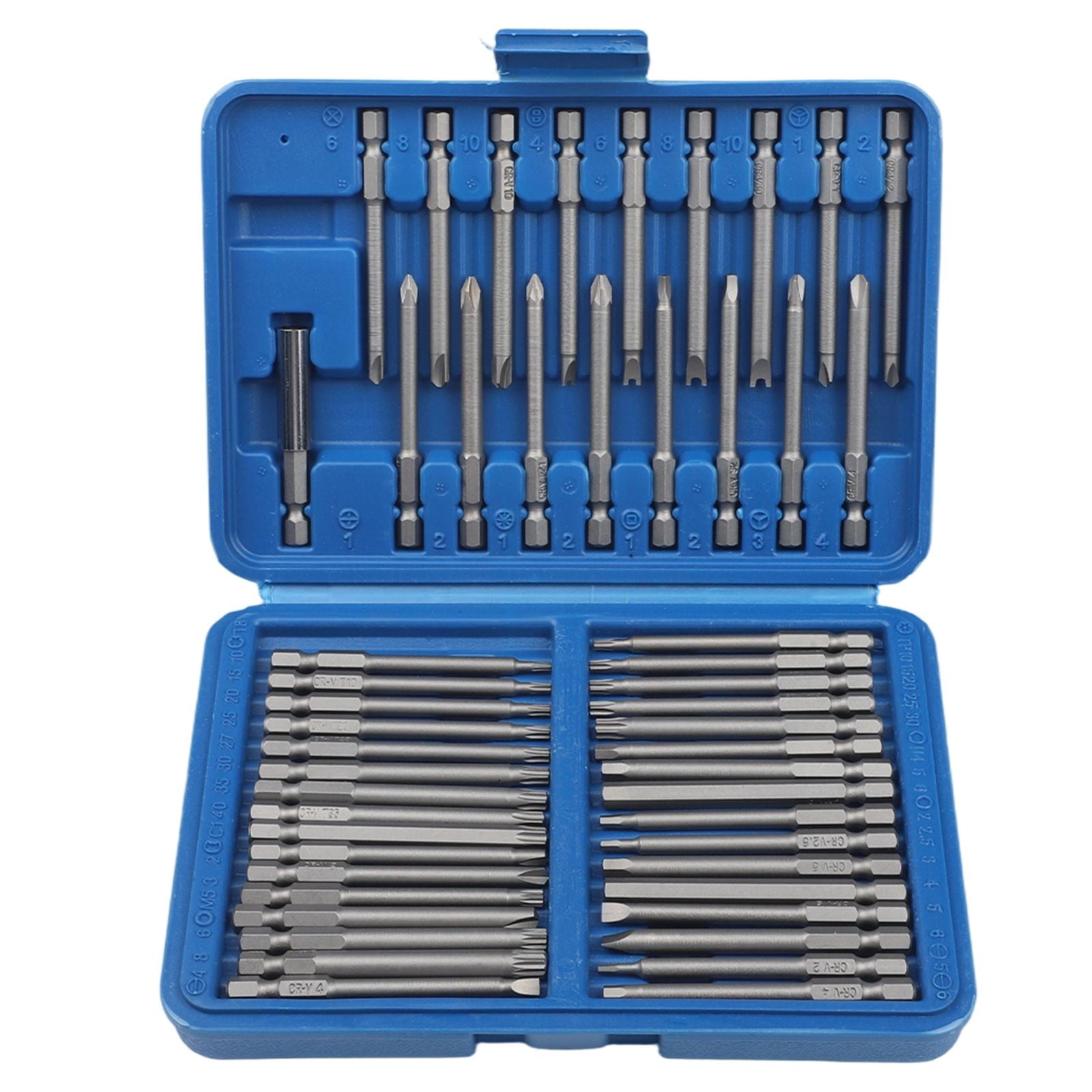 50-Piece Screwdriver Set with Portable Toolbox Design, Secure Retention ...