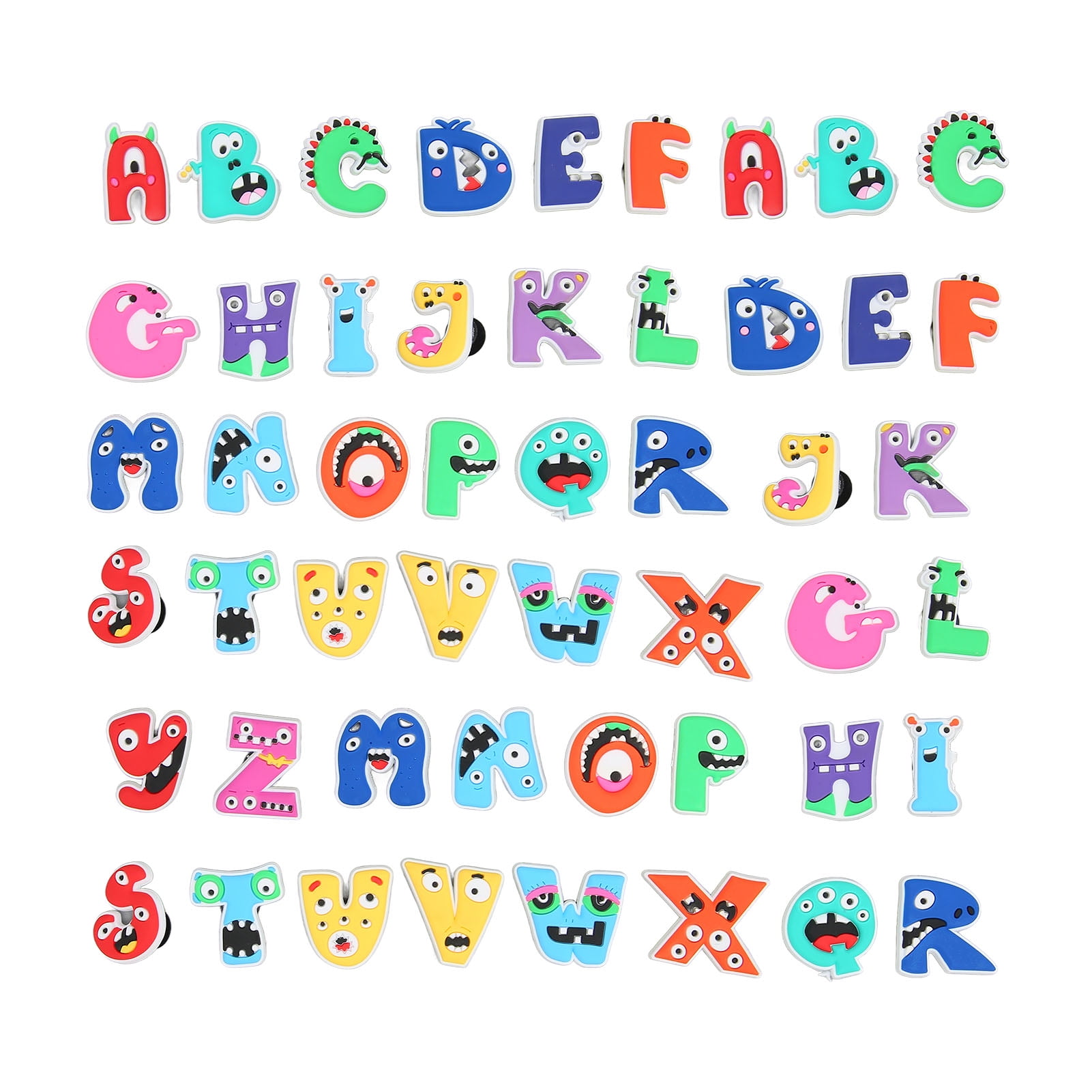 50-Piece Set for Customizing Sneakers - Fun, Cute Designs for Kids ...