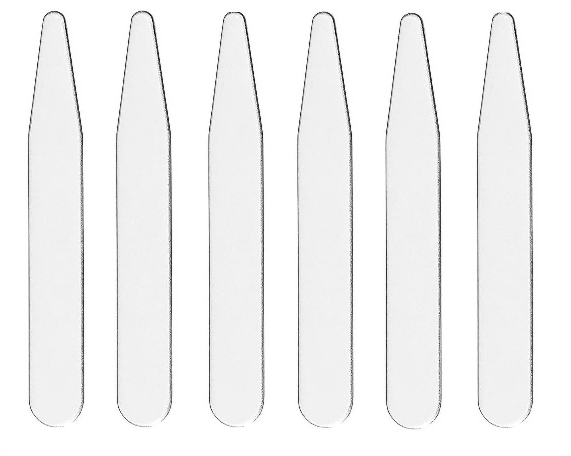 50-Piece Set of Sturdy Stainless Steel Collar Stays (2.5