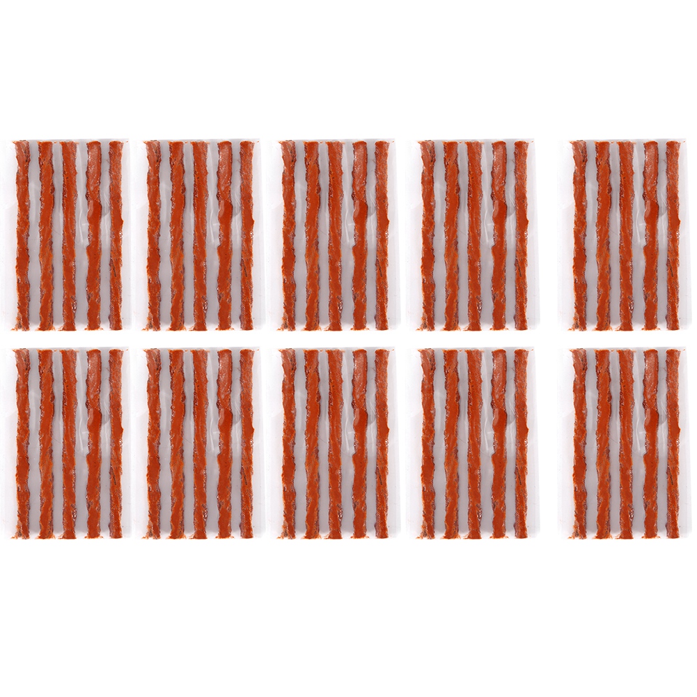 50-Piece Tubeless Tire String Seal Strip Repair Kit for 10cm Car, Bike ...