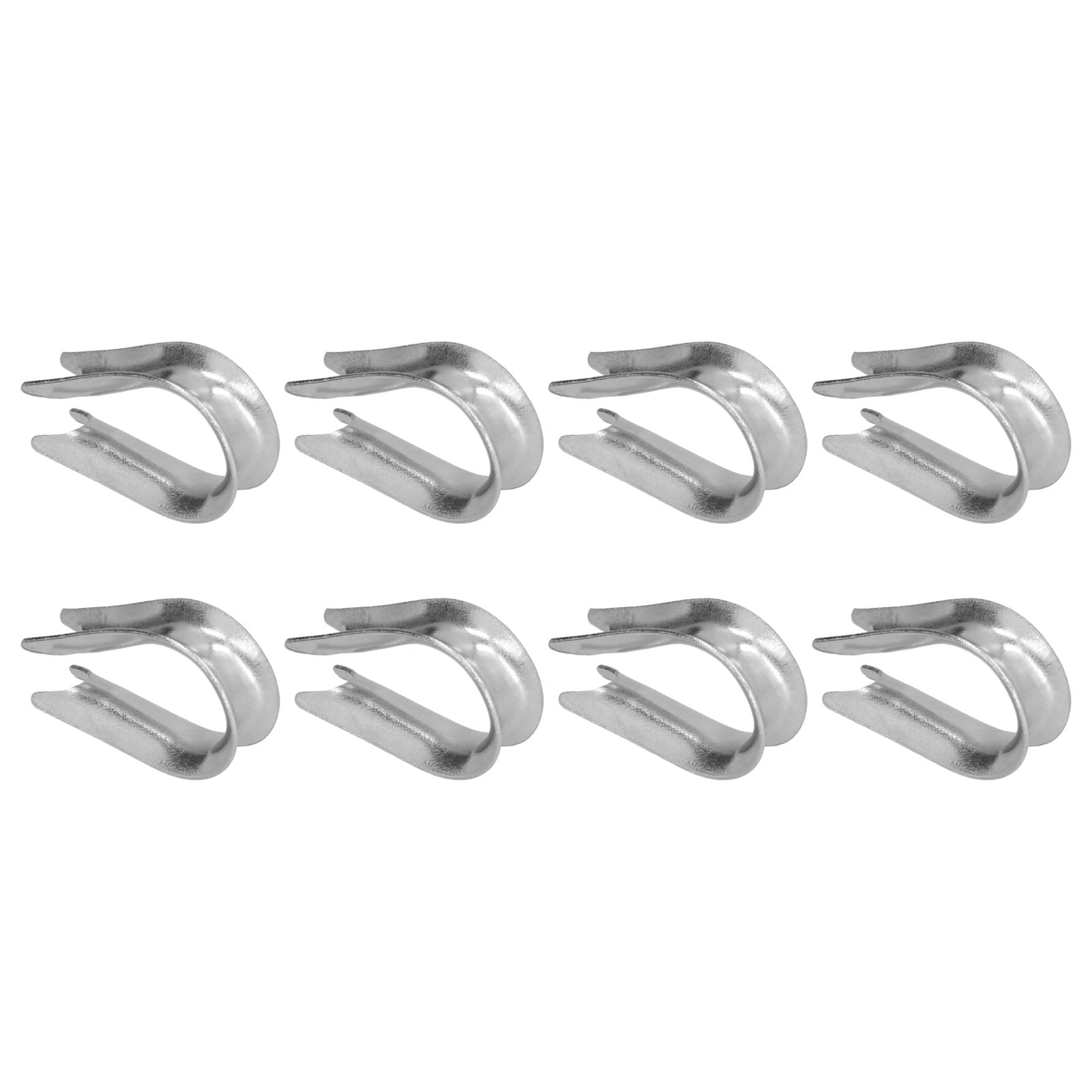 50 Piece Wire Rope Thimble Stainless Steel Cable Thimble High Strength ...