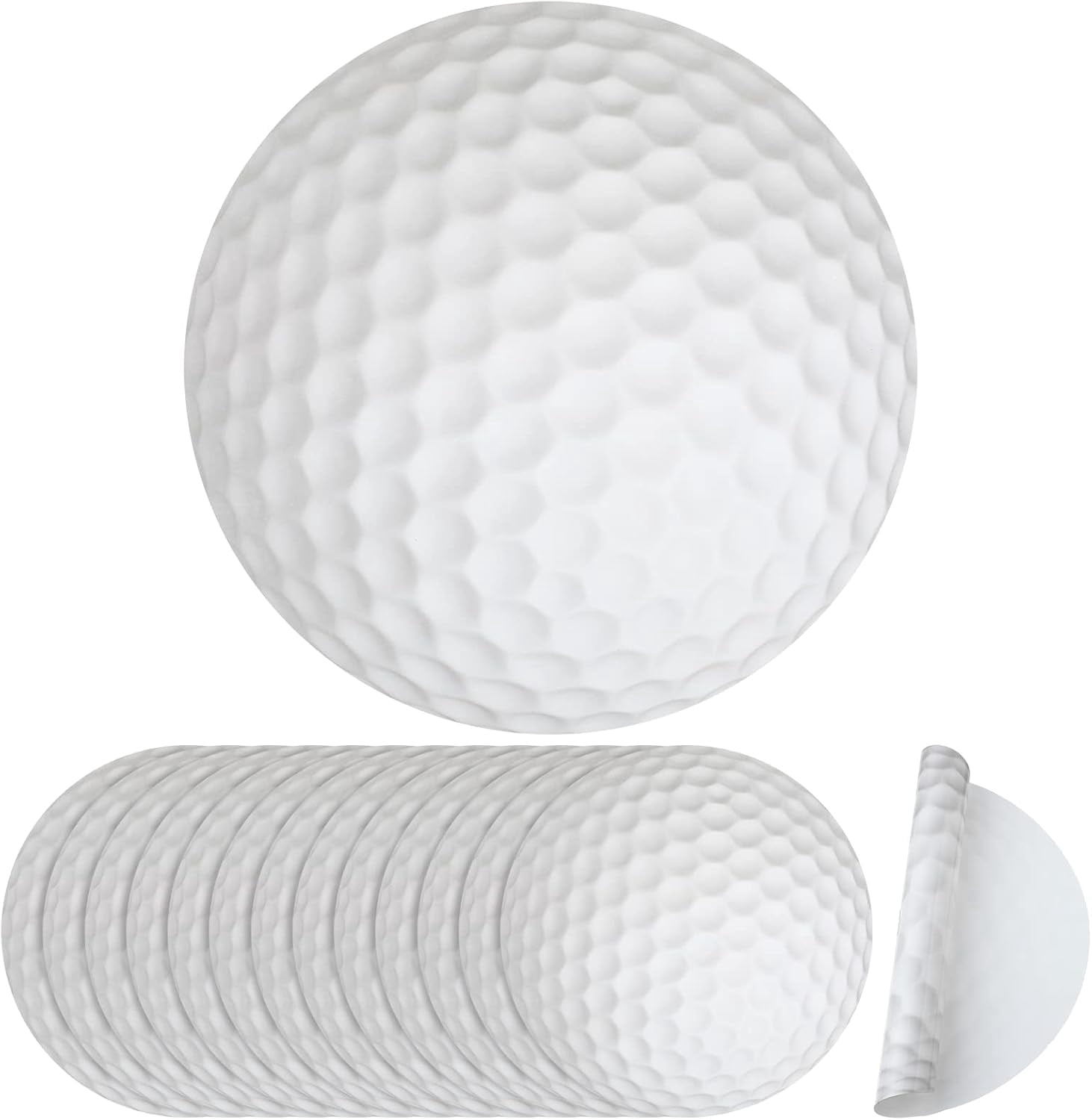 50 Pieces 12 Inch Disposable Place Mats Sport Ball Birthday Party ...