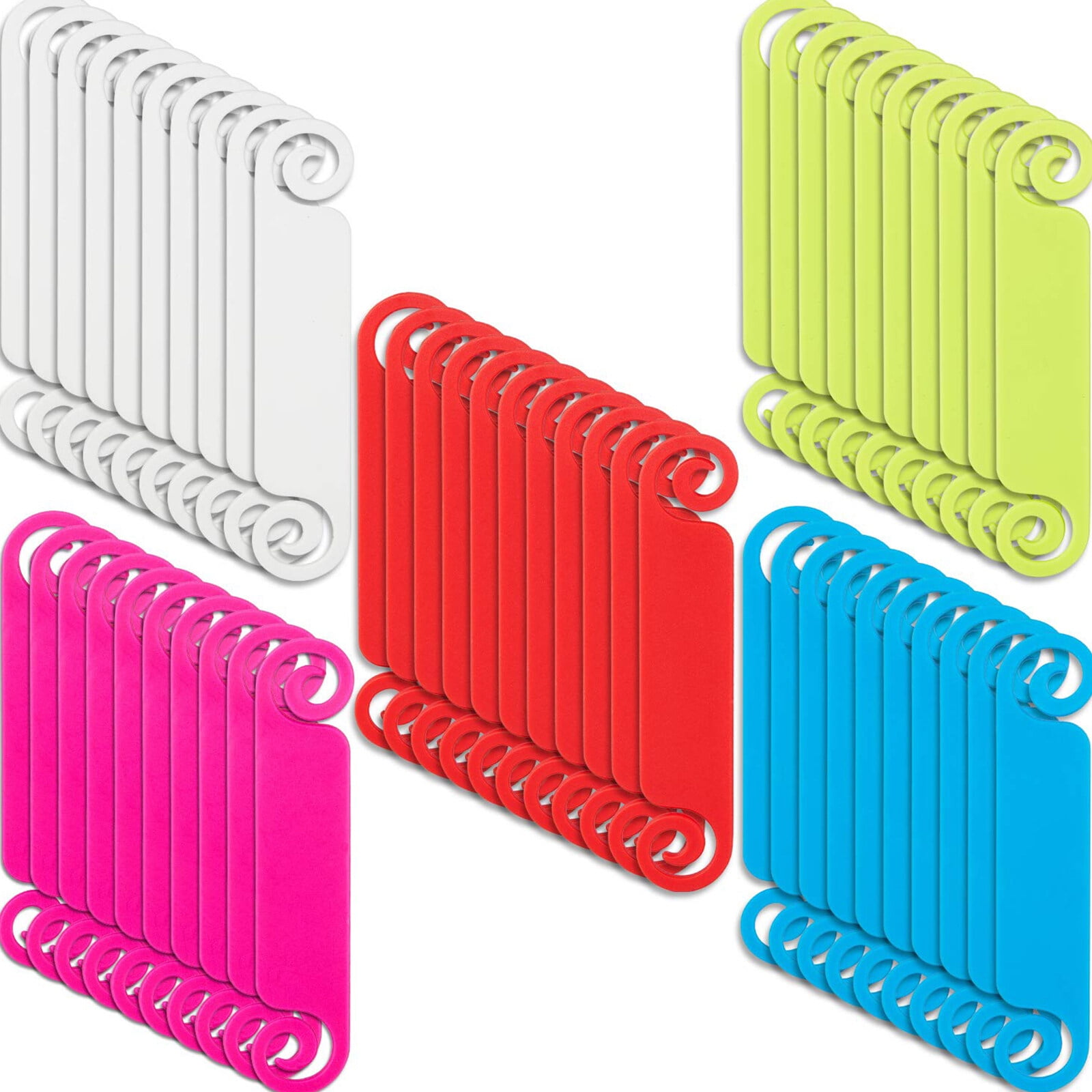 50 Pieces Cable Tags Cable Management Labels Multicolor Cable Labels ...