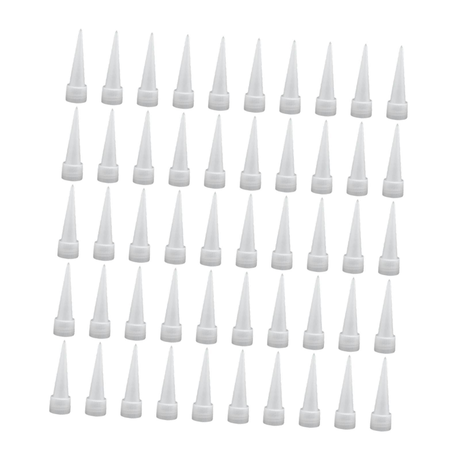50 Pieces Caulking Nozzle Set Applicator Tips Plastic Construction for ...