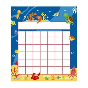 Jennakate Magnetic Mint Multiple Child Behavior Chore Chart- Daily ...