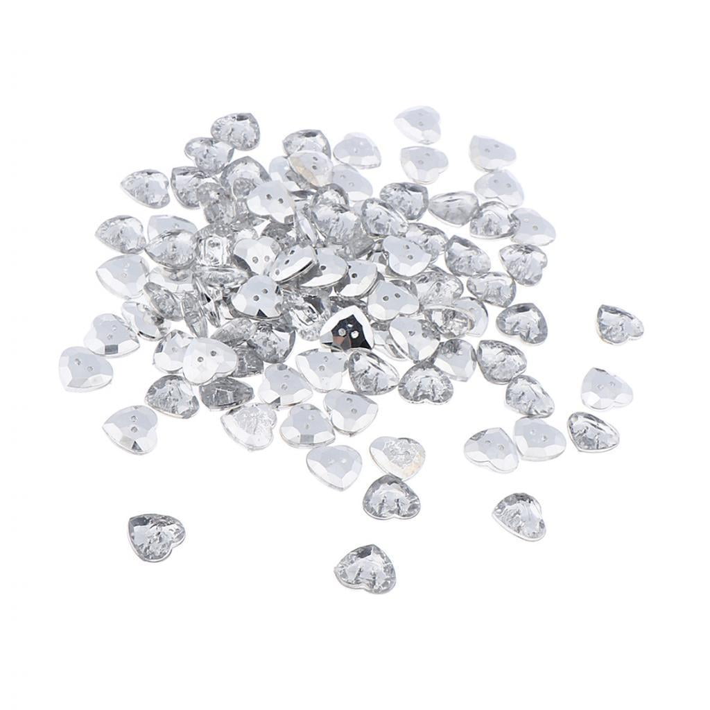 50 Pieces Clear Acrylic Buttons for Clothes DIY Sewing Crafts Clothes ...