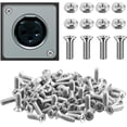 50 Pieces D Series Panel Screws and Nut Kit Panel Mount Connector M2.5 ...