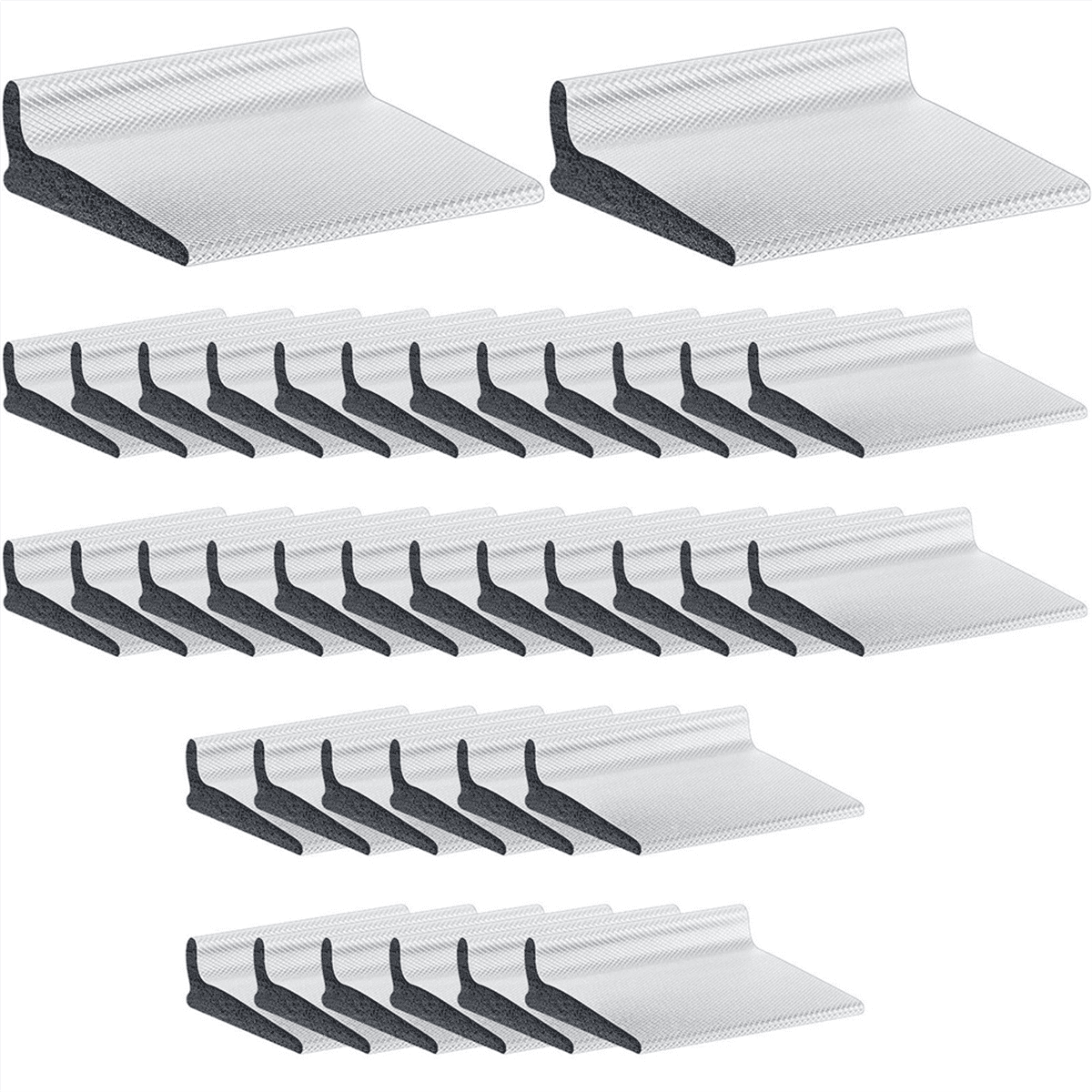 50 Pieces Door Corner Seal, Self Adhesive Frame Seals for Noise ...