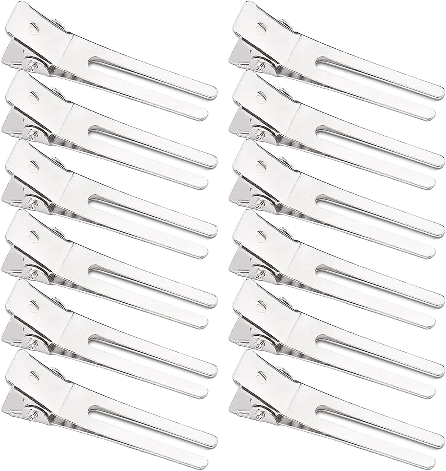 50 Pieces Double Prong Pin Curl Clips 1.8 Inches Setting Hair Clips ...