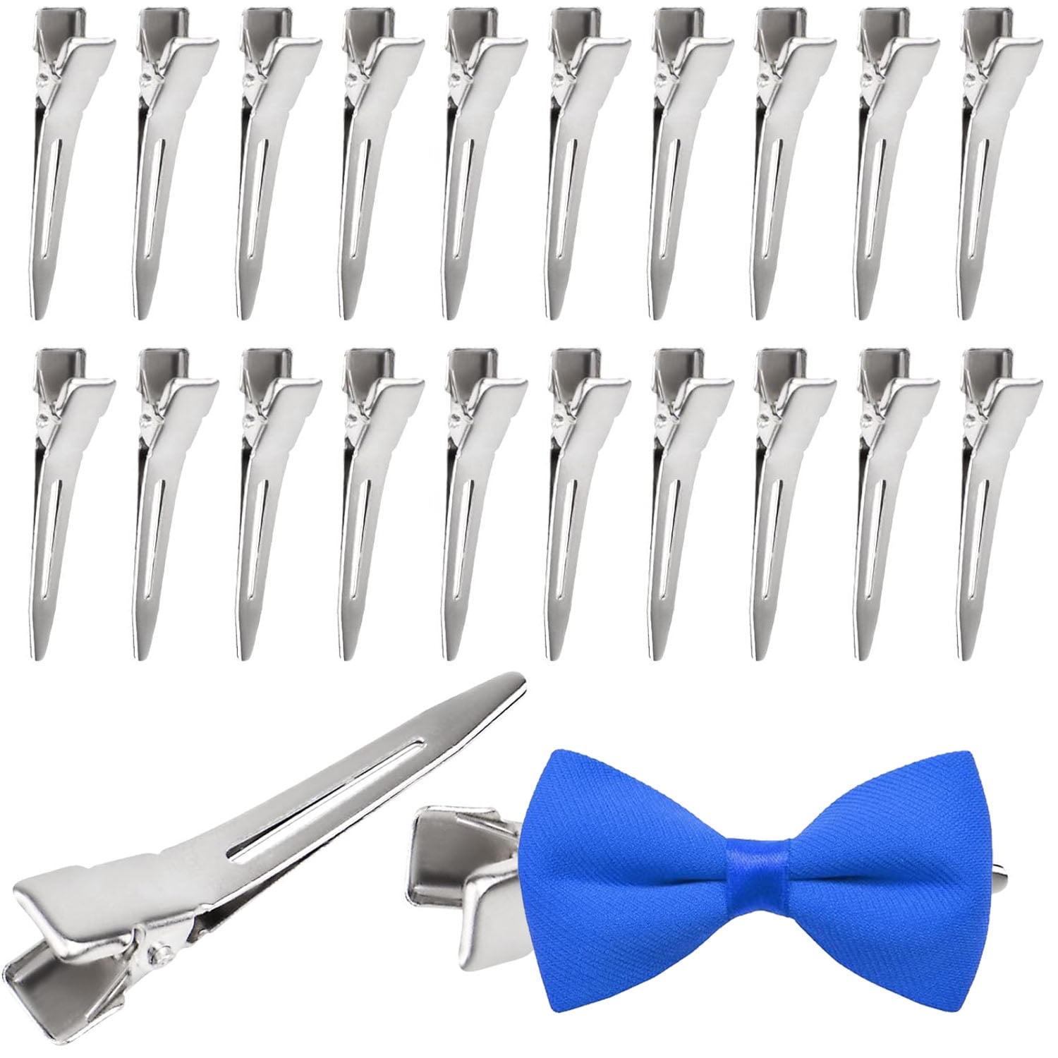 50 Pieces Duck Bill Clips Metal Alligator Curl Clips Single Prong ...