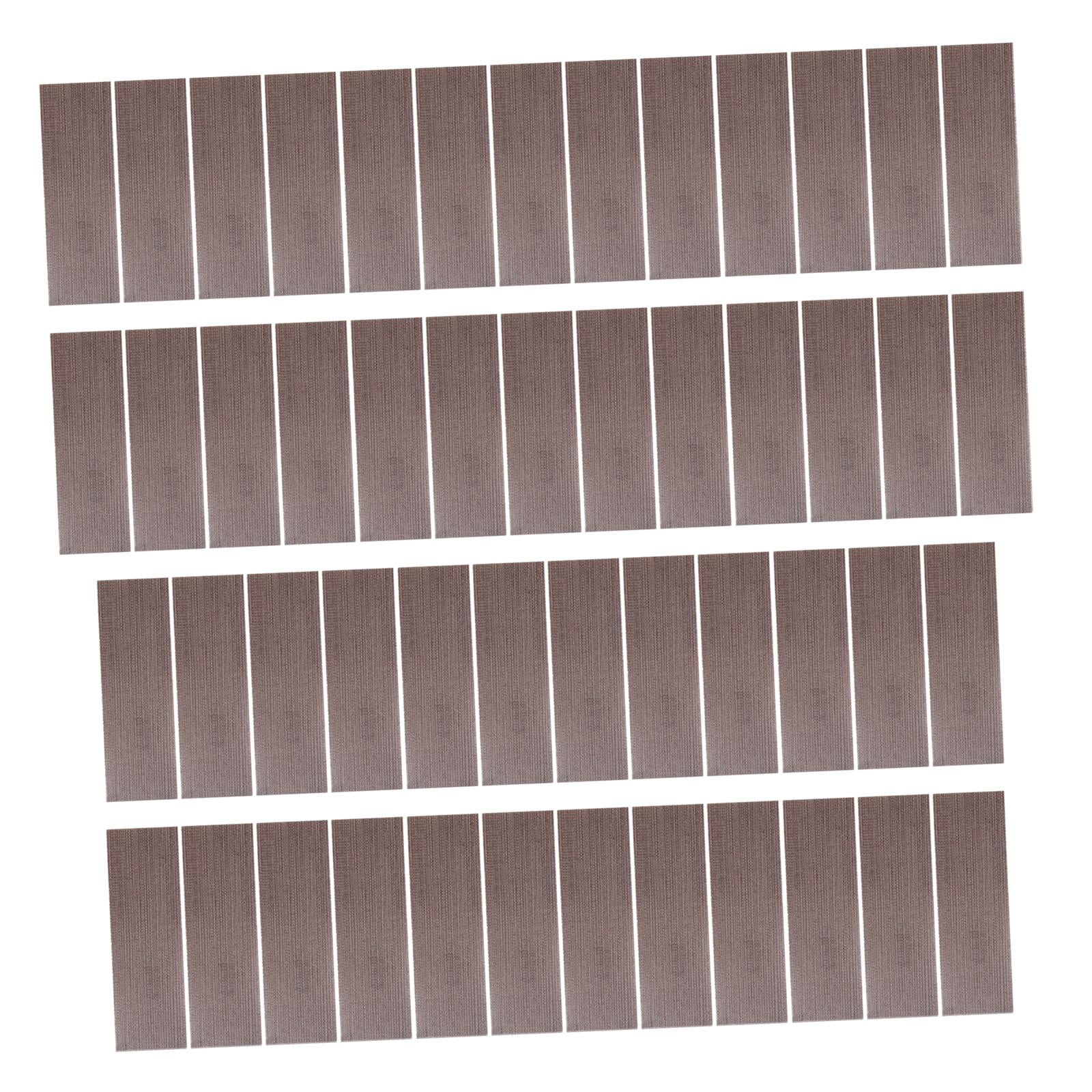 50 Pieces Flocking Sand Sheets Mesh Sand Sheets for Rubber Leather ...
