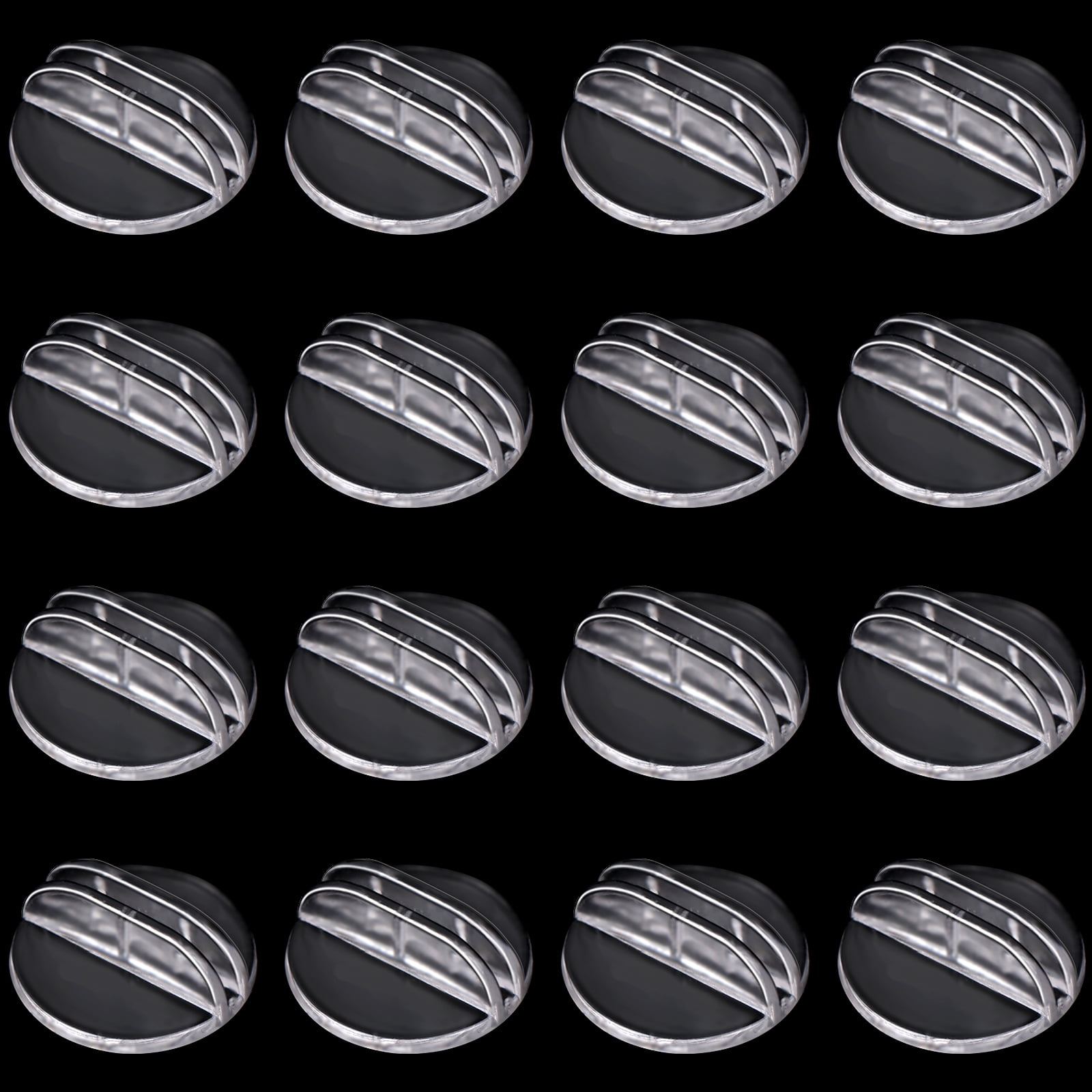 50 Pieces Game Card Stands Translucent Props Paper Board Card Stands ...