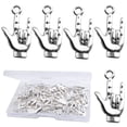 50 Pieces Hand Symbol Pendant Charms Alloy Non-Verbal I Love You Hand ...