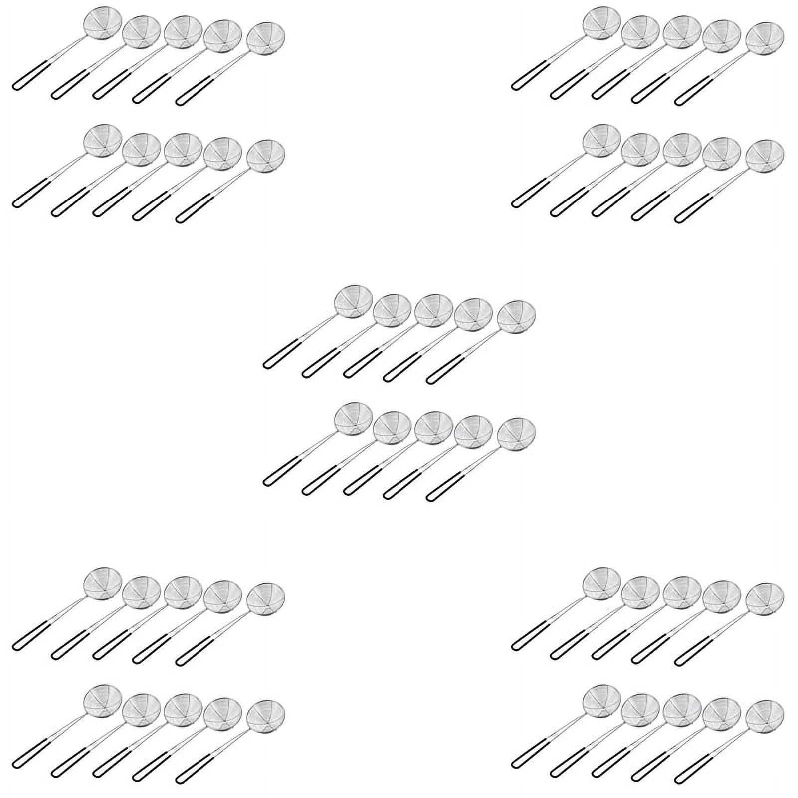50 Pieces Hot Pot Strainer Scoops,Stainless Steel Hot Pot Strainer ...