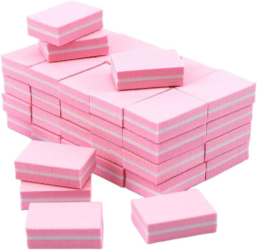 50 Pieces Mini Buffing Files Block Double-sided Manicure Nail Grinding ...