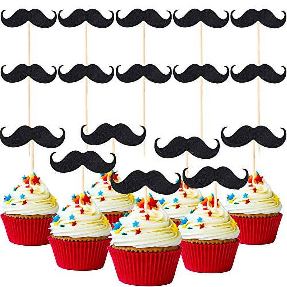 Mustache Cake Topper