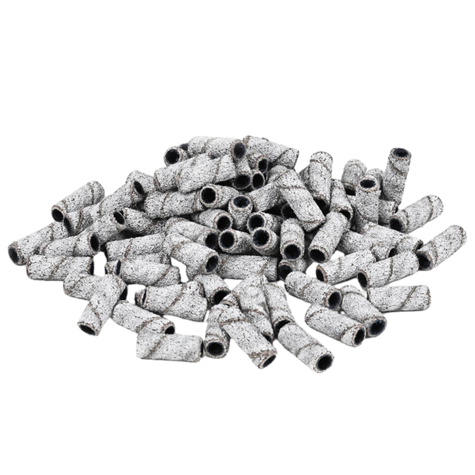 50 Pieces Nail Art Sanding Bands Grinding Heads for 3.1mm Bearing Nail ...