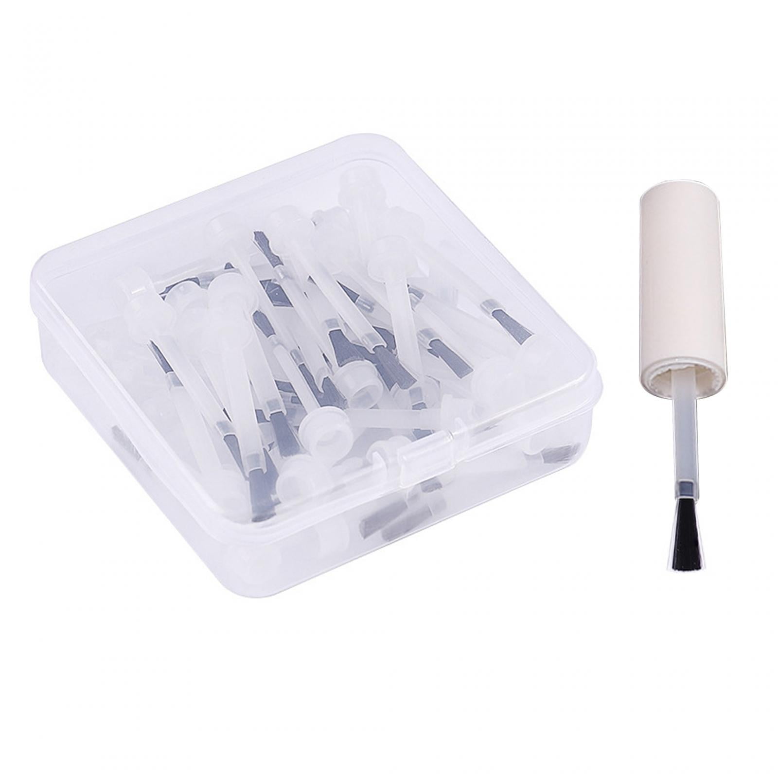 50 Pieces Nail Polish Brush Liquid Applicators Brush Universal for Most ...