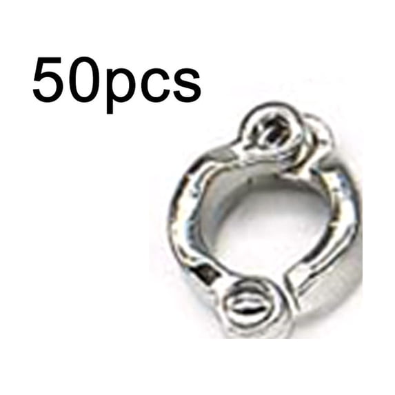 50 Pieces Parrot Leg Rings Metal Active Opening Foot Ring for Small ...