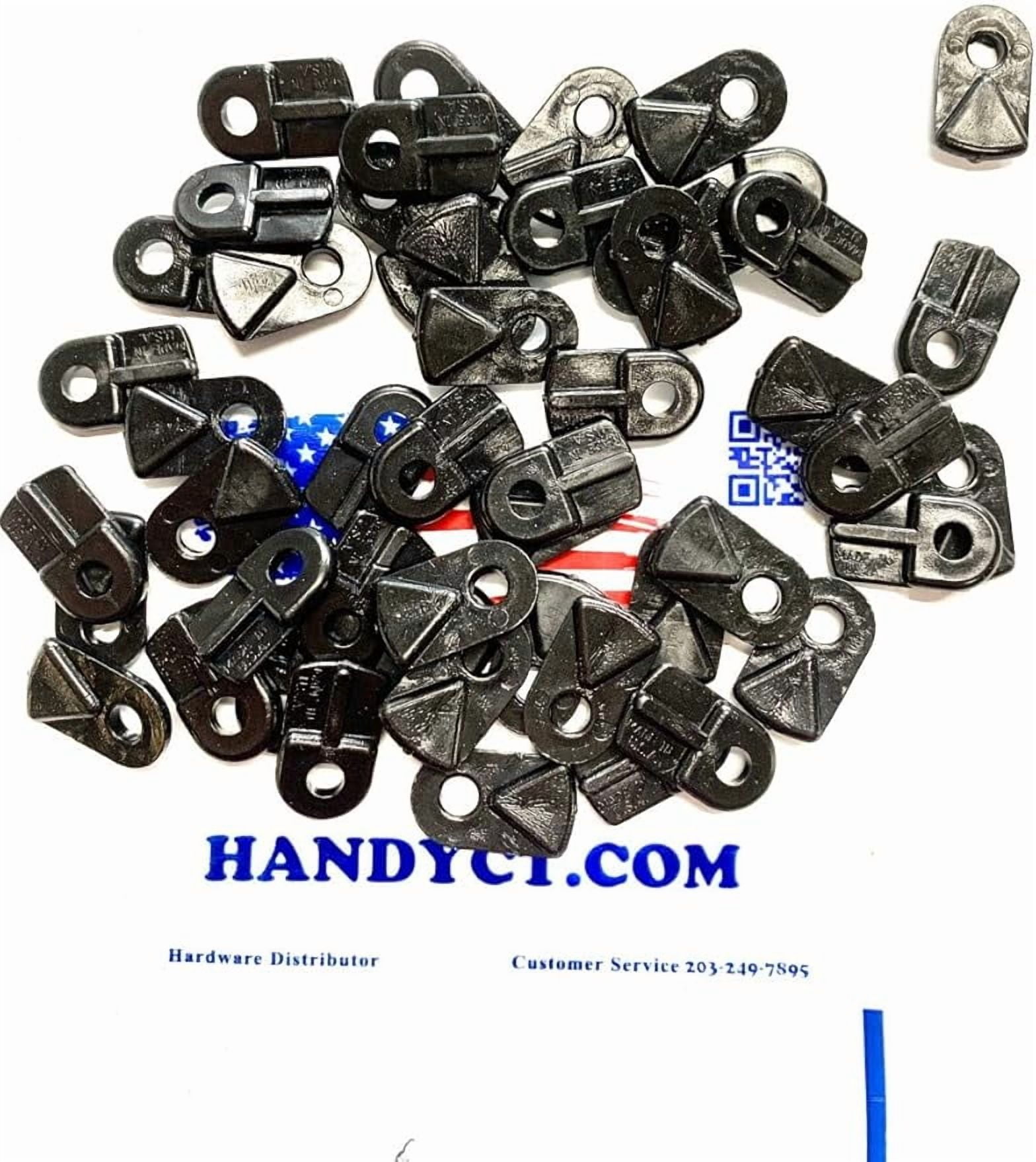 50 Pieces Plastic Flush Mount Screen Clip for Screen, Glass Or Door ...
