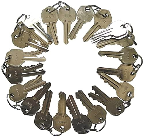 50 Pieces Precut Kwikset Compatible Keyway 5 Pins Keys 10 Sets of 5 ...