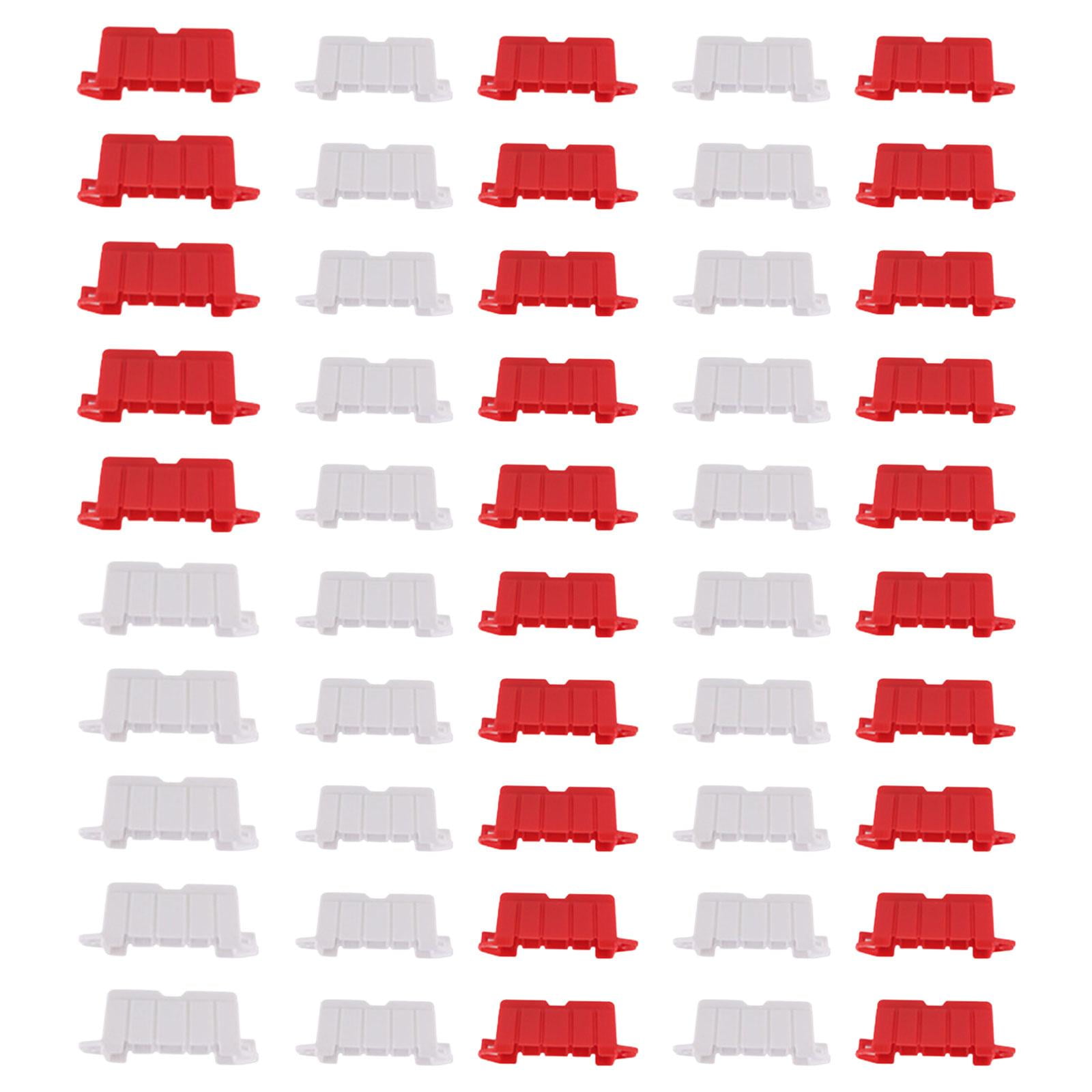 50 Pieces RC Car Road Barriers RC Car Field Fences for 1:18 Crawler ...