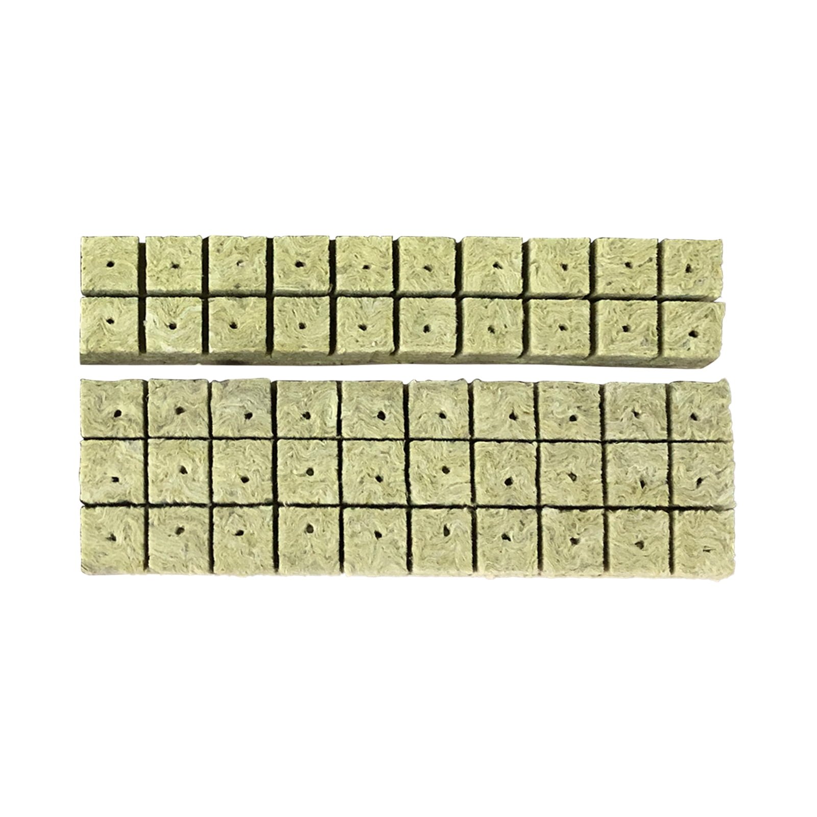 50 Pieces Rockwool Stonewool Grow Cubes Starter Sheets for Cuttings ...