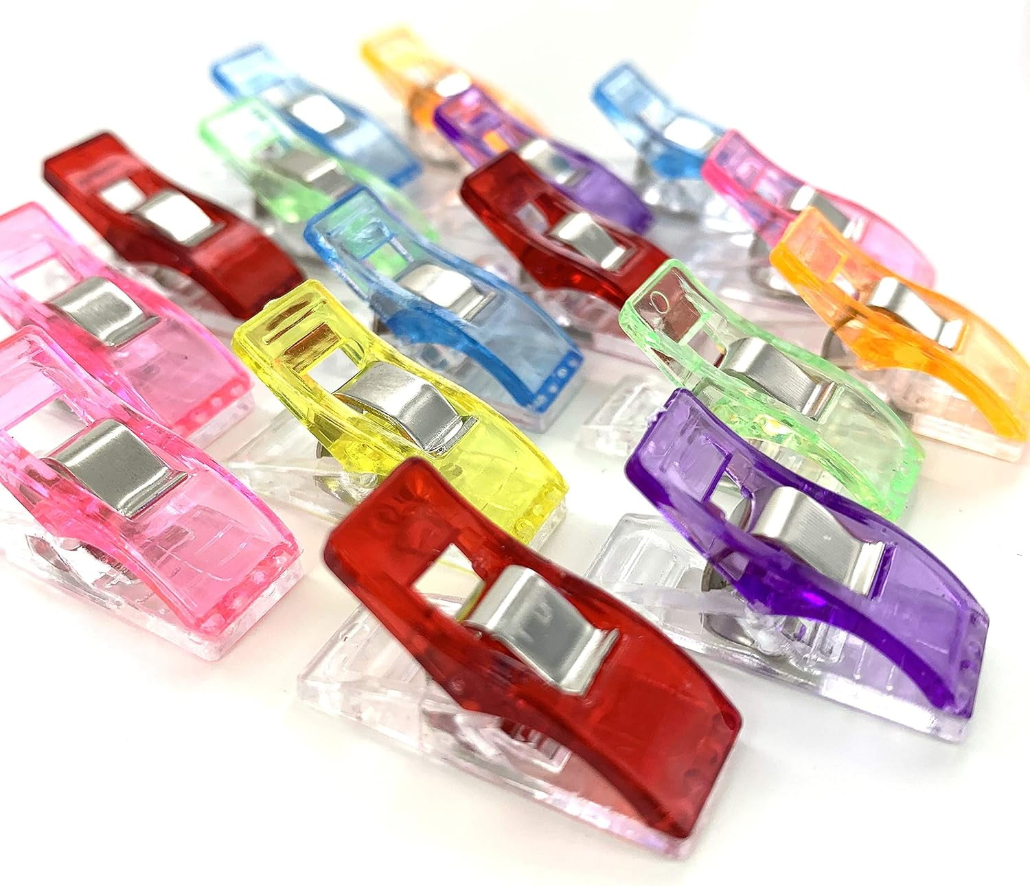 50 Pieces Sewing Clips Crafts, Quilting, Binding, Crocheting, Multi ...