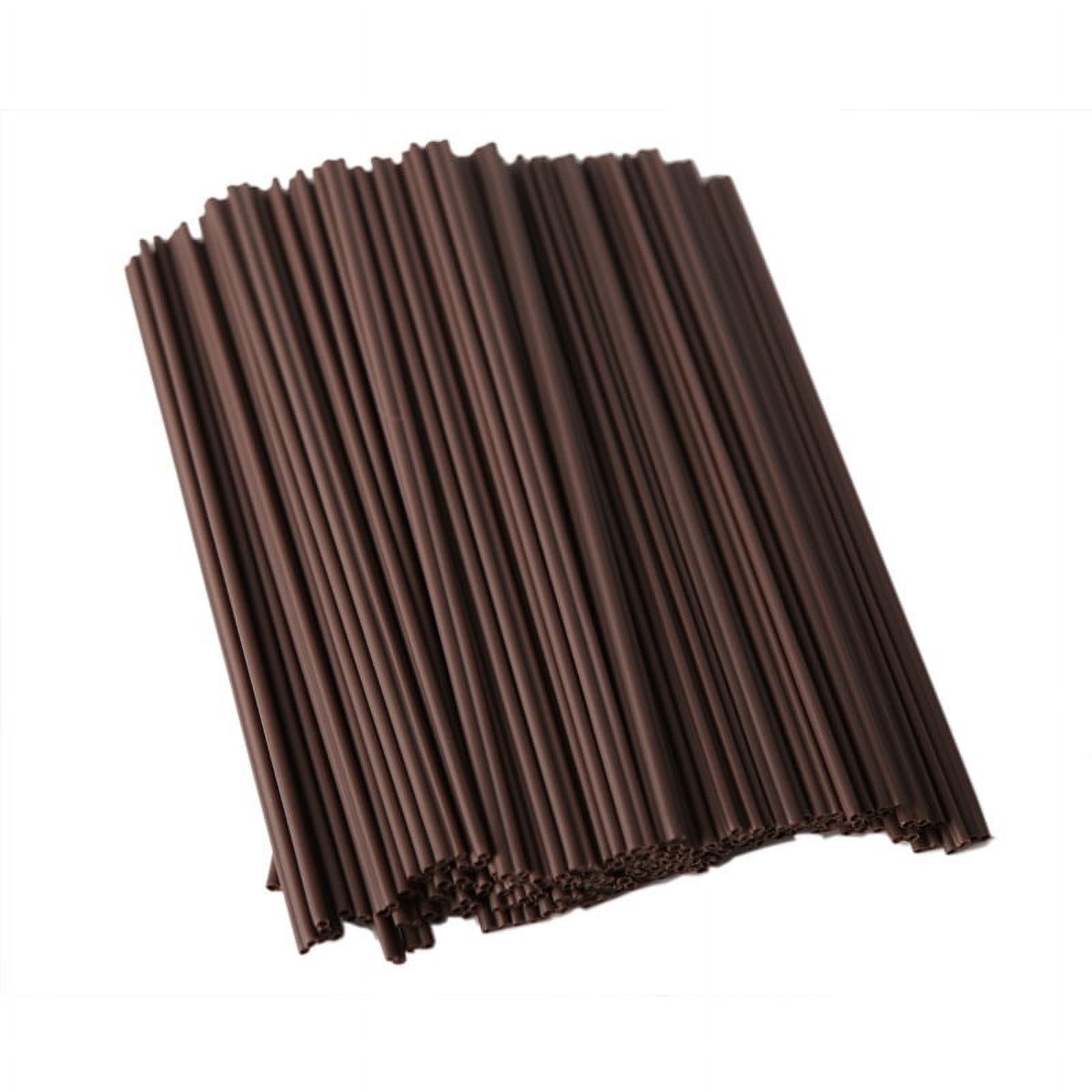 50 Pieces Two Holes Coffee Stirrer Straw 2-in-1 Disposable Plastic ...