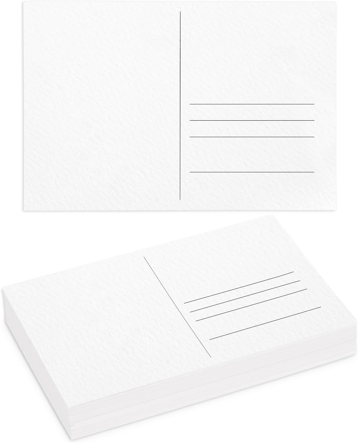 50 Pieces Watercolor Postcards, 100% Cotton 140lb/300gsm Blank ...