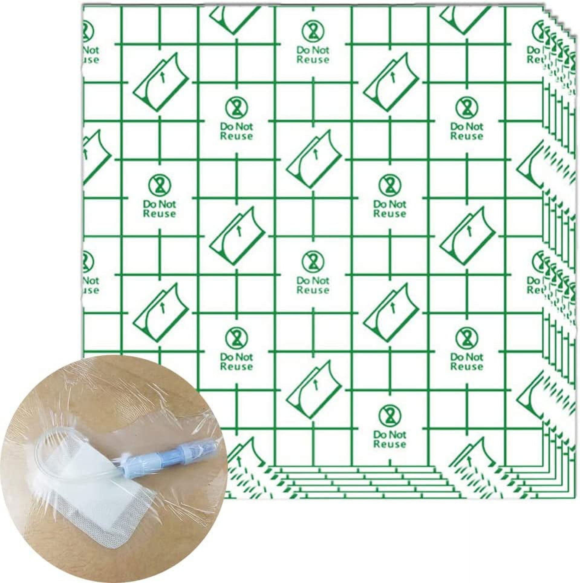 50 Pieces Waterproof Bandages Shower Protection Cover Shields, Patient ...