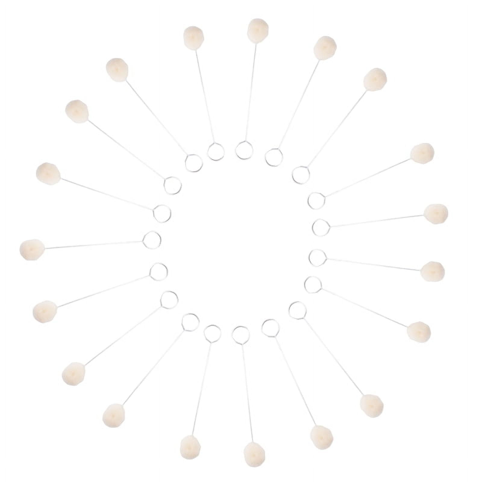 50 Pieces Wool Daubers Ball Brush Leather Dye Dauber Dyeing Applicator ...