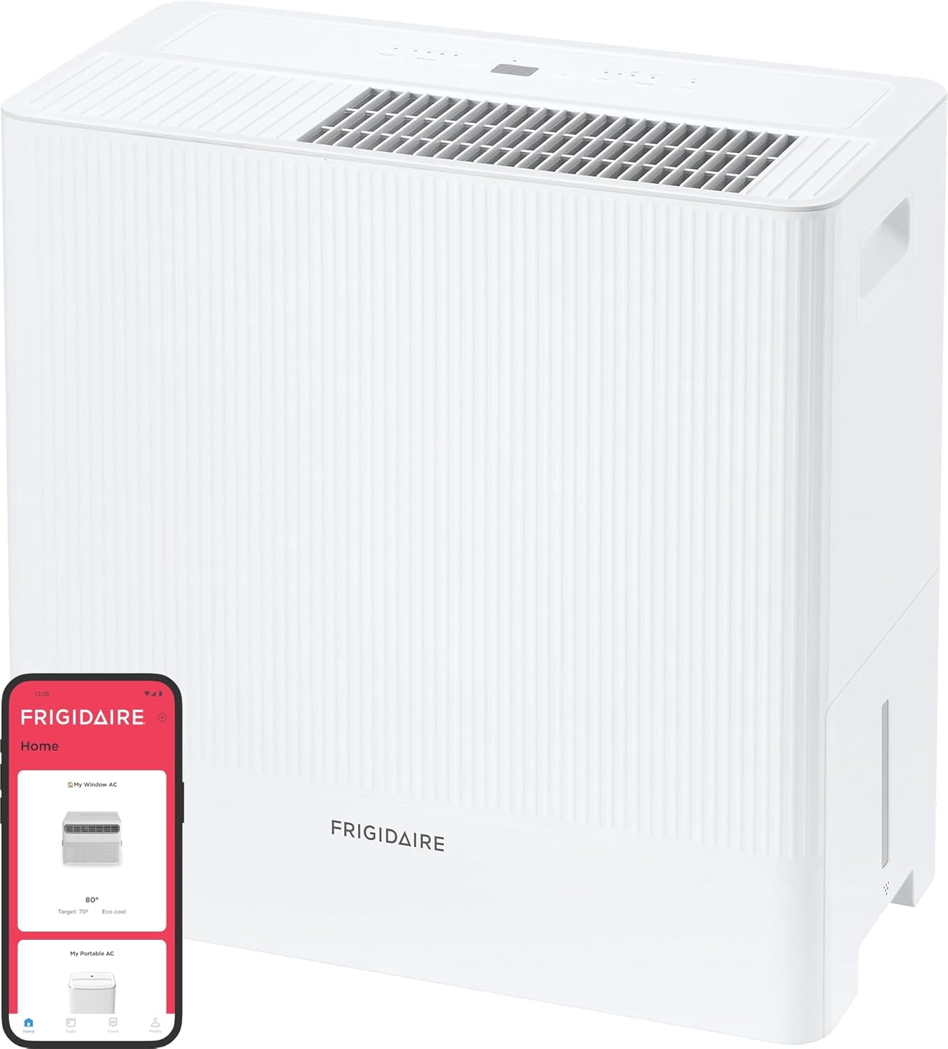 50-Pint Portable Dehumidifier with Wi-Fi and Energy Star Certification ...