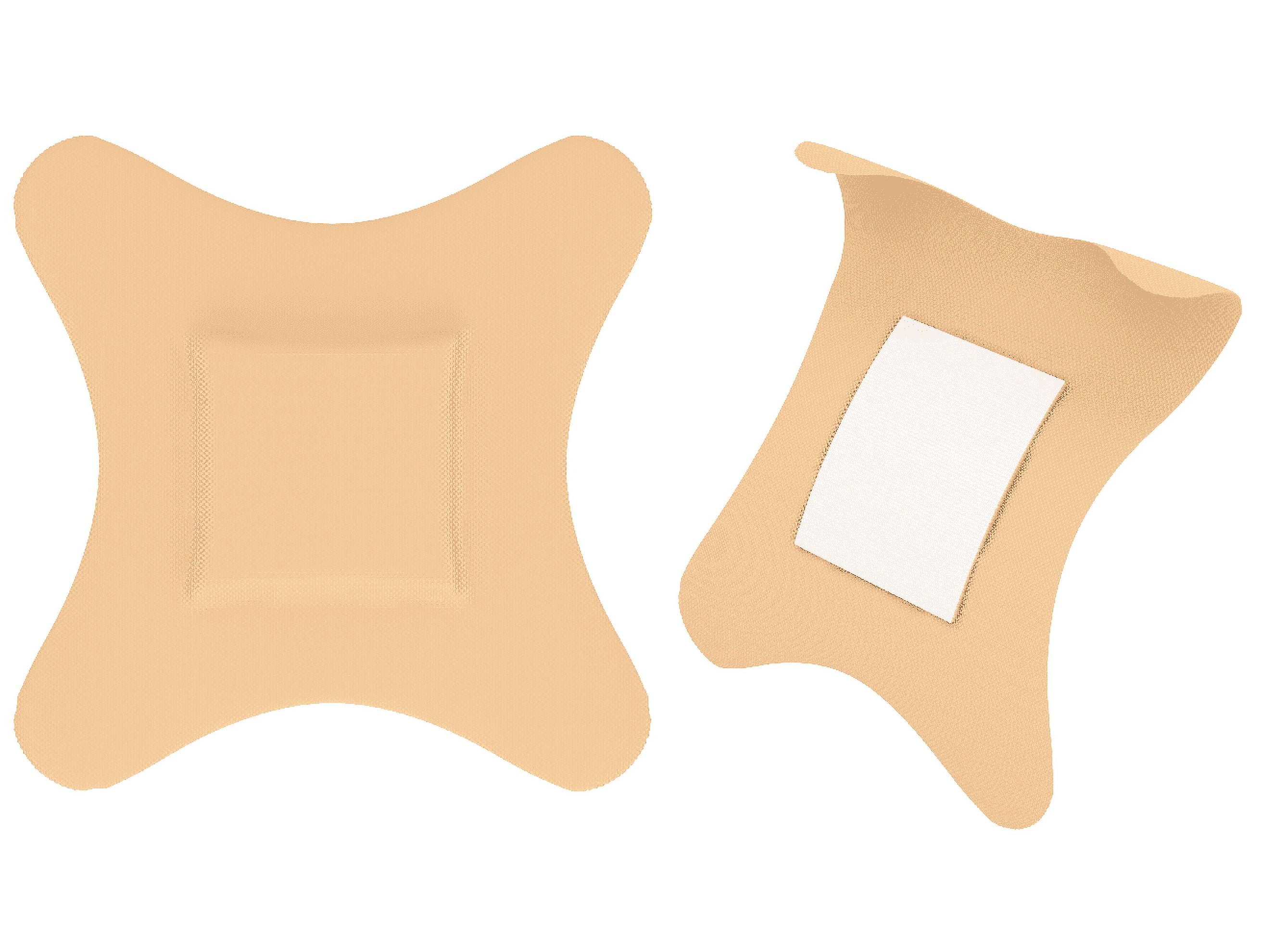 50/Pk Fabric Adhesive Four Wing Bandage 3" x 3" Sterile Flexible 4 Wing ...