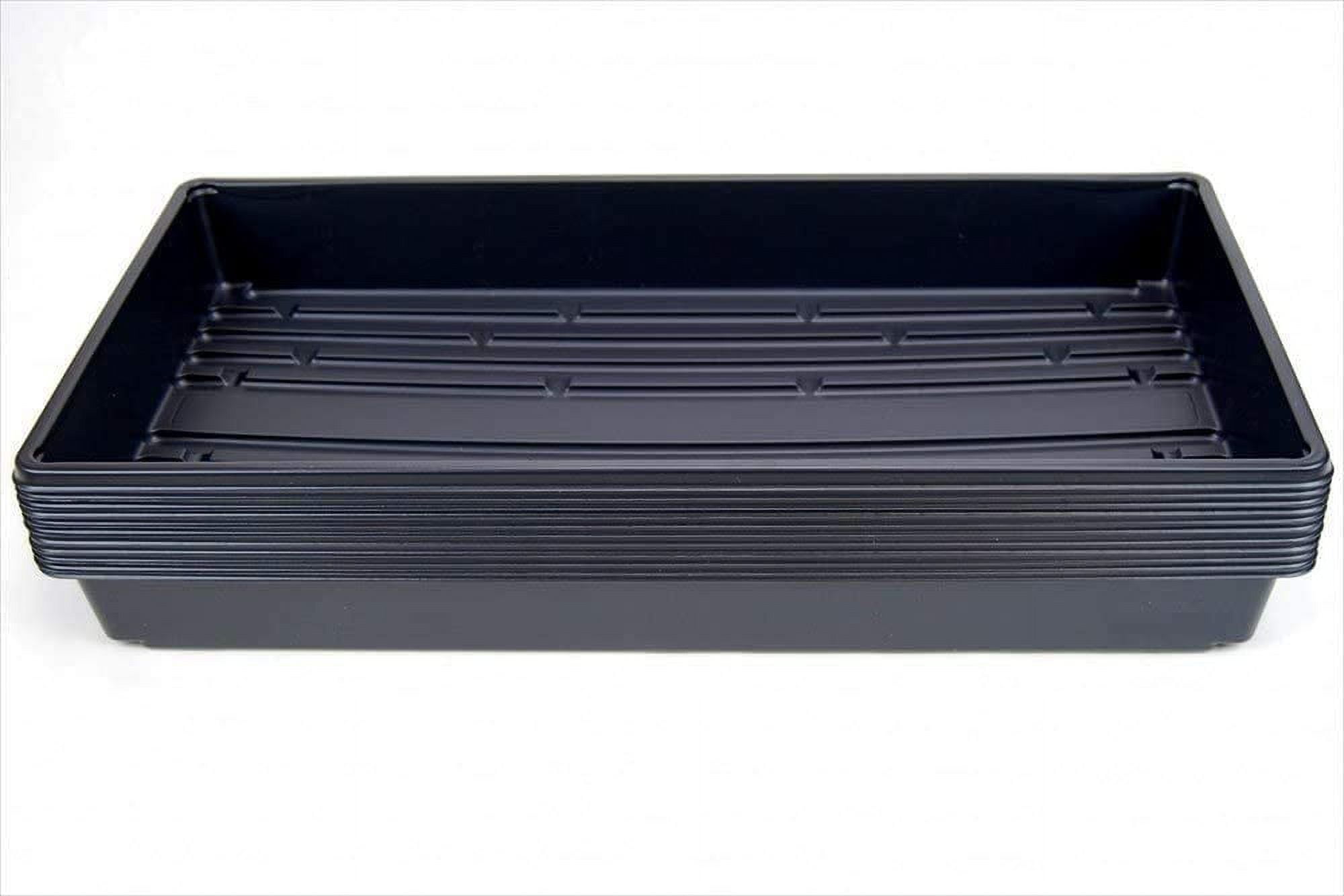 50 Plant Growing Trays (No Drain Holes) - 20inches x 10inches - Perfect ...