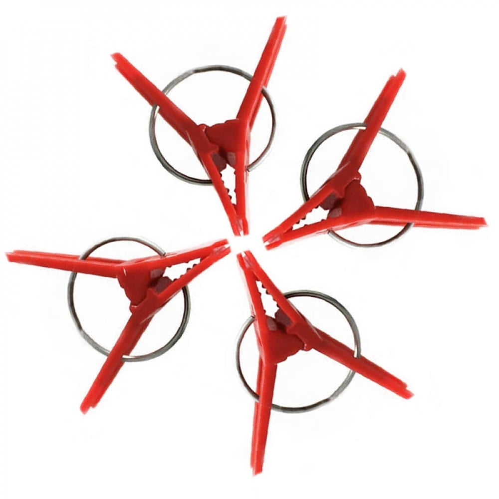50 Plastic Grafting Clamps, Garden Plant Support Clamps, Round Red ...