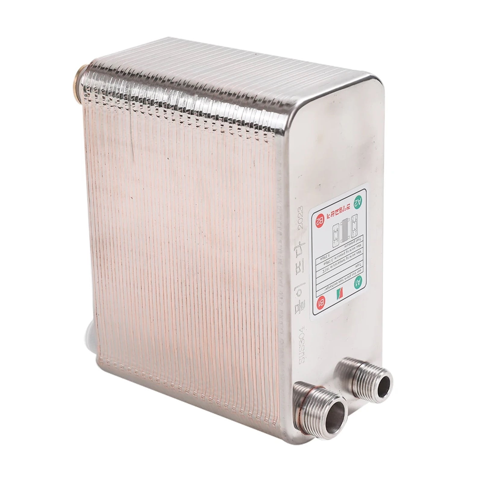 50 Plates Heat Exchanr Wort Chiller Stainless Steel Homebrew Brewing ...