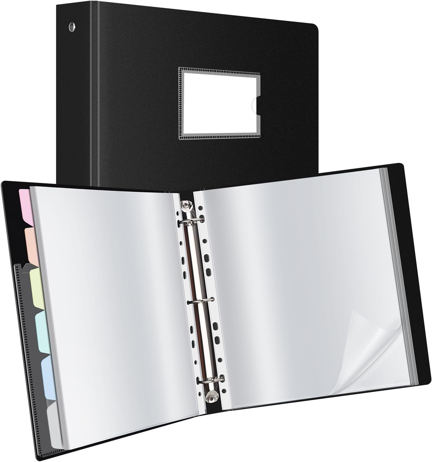 50-Pocket Binder with Sleeves, High-Capacity Document Organizer and ...