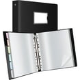 50-Pocket Binder with Sleeves, High-Capacity Document Organizer and ...