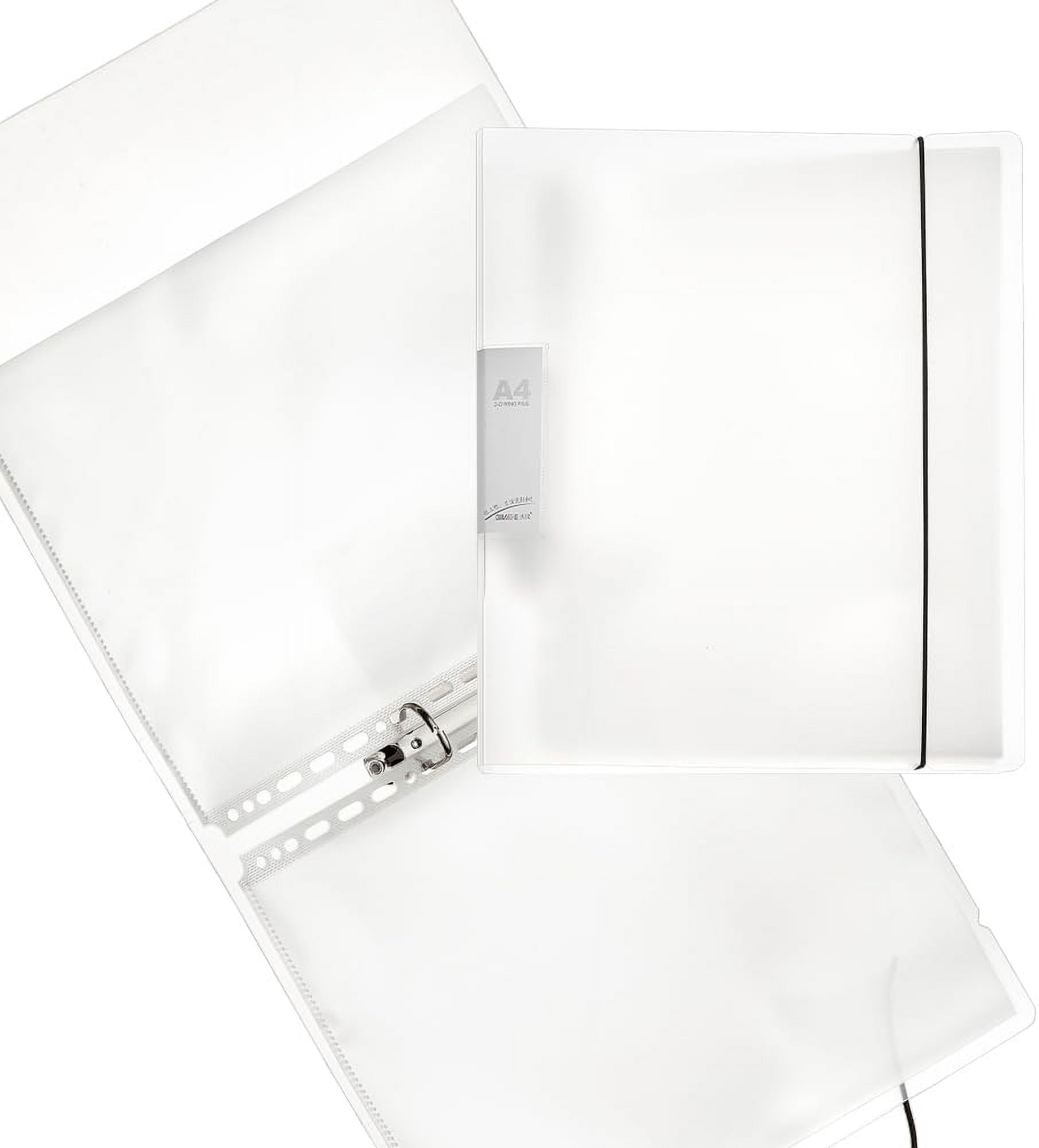 50 Pockets A4 PVC Loose Leaf Binder Greeting Card Organizer Postcard ...