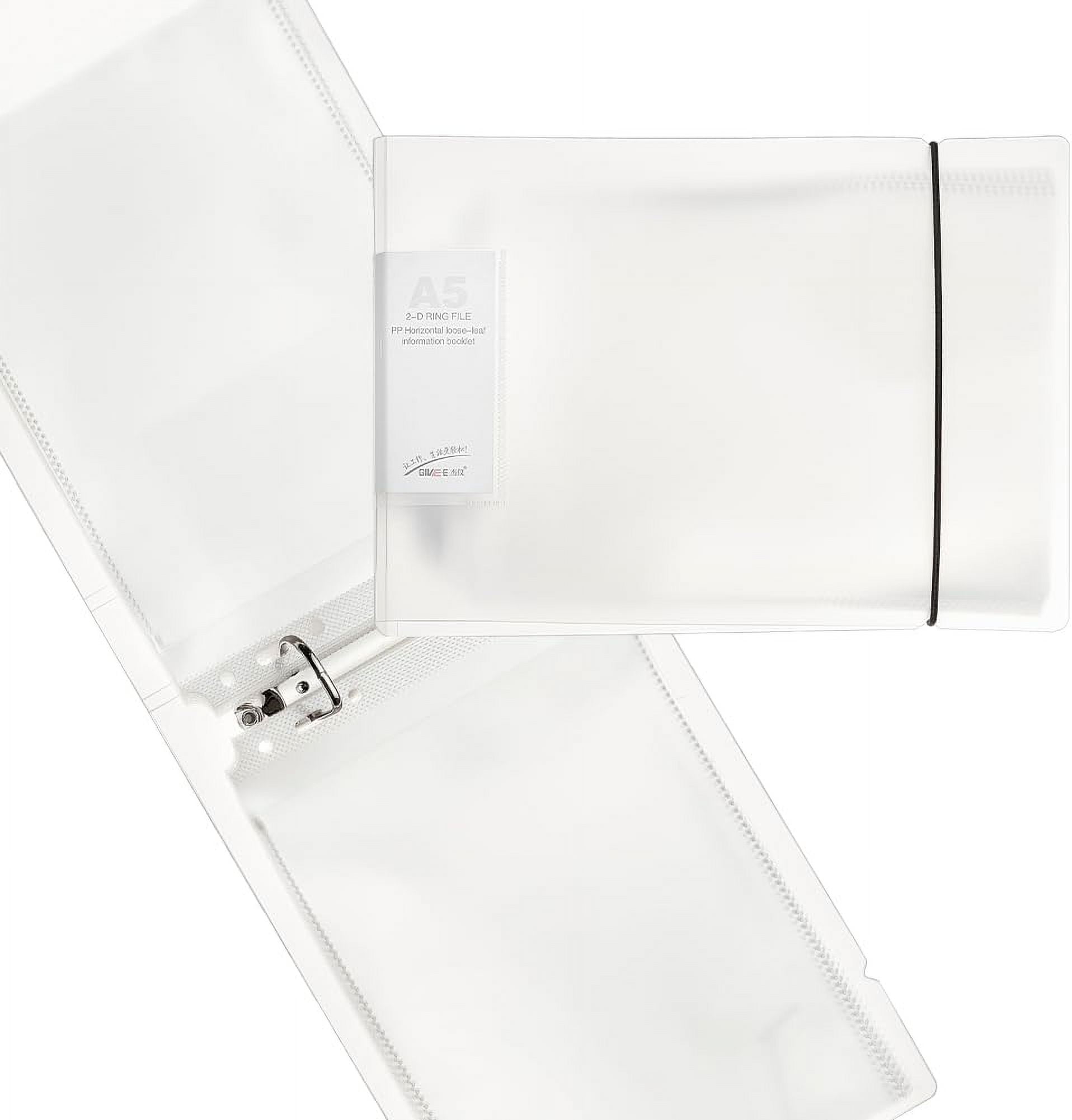 50 Pockets A5 PVC Loose Leaf Binder Greeting Card Organizer Postcard ...