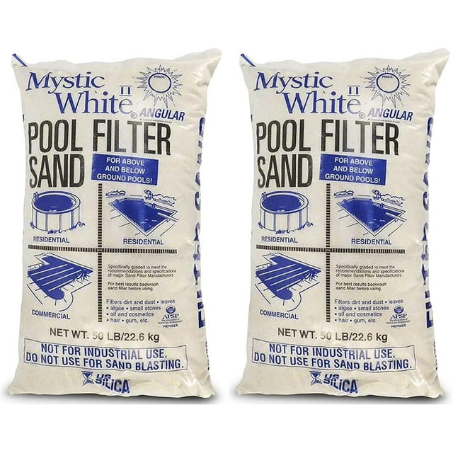 50 Pound Mystic White II Non-Corroding Non-Staining Premium Swimming ...