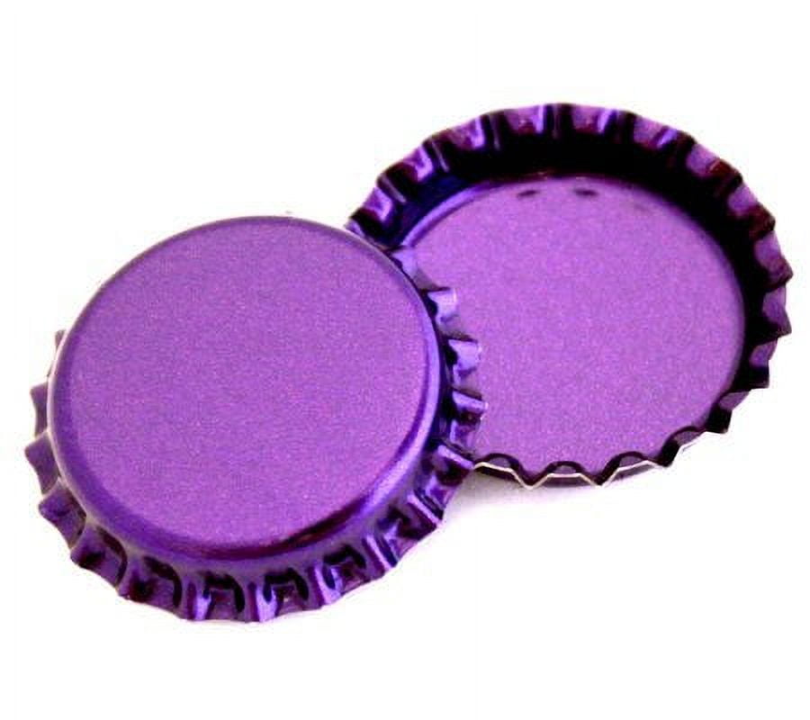50 Purple Metallic Bottle Caps Shiny Colors Craft Linerless - Walmart.com