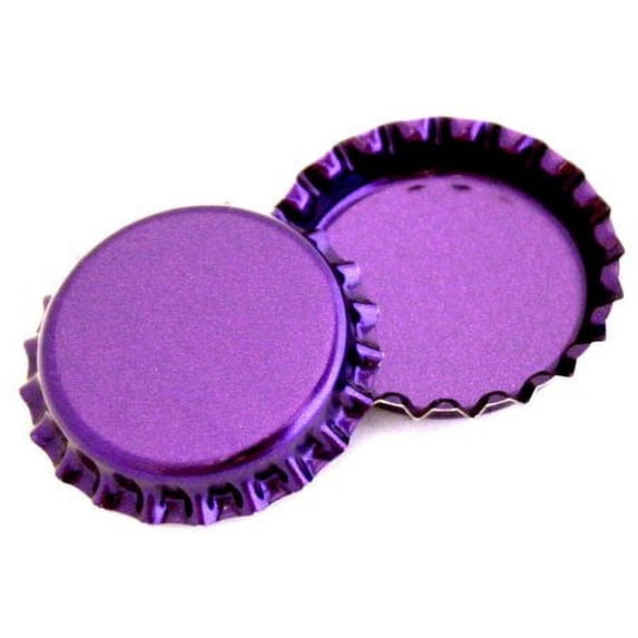 50 Purple Metallic Bottle Caps Shiny Colors Craft Linerless - Walmart.com
