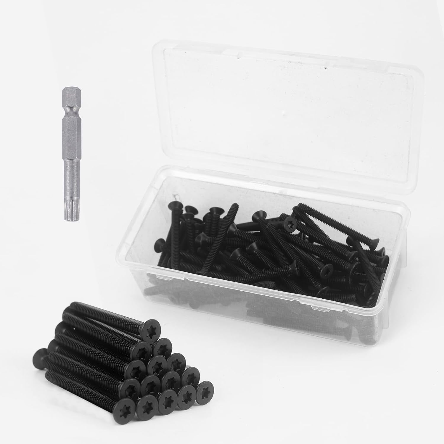 50 Qty 1/4-20 x 2-1/2 Inch Type F Flat Head Thread Cutting Trailer Deck ...