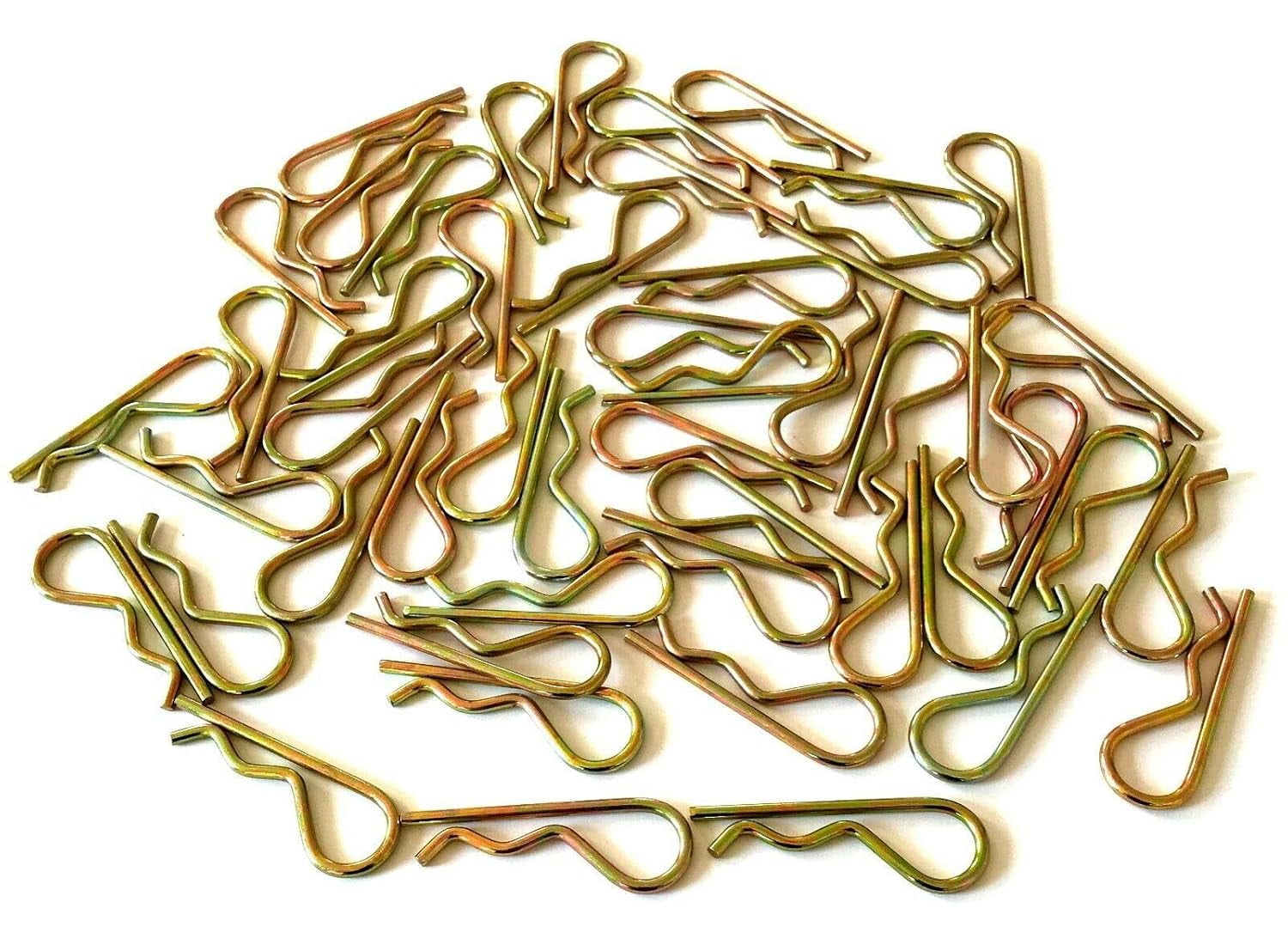 ~50~ RP316 3/16" X 4" R PIN Hair PINS Hitch Clips Tractor Diameter: 5MM ...